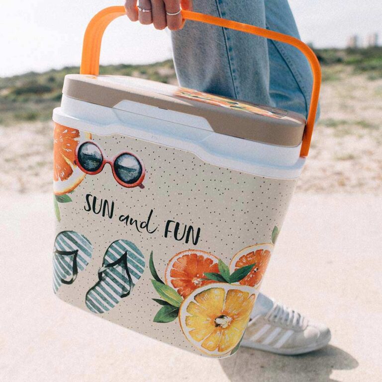 Customisable IML Hello Summer plastic cooler | Sp-Berner